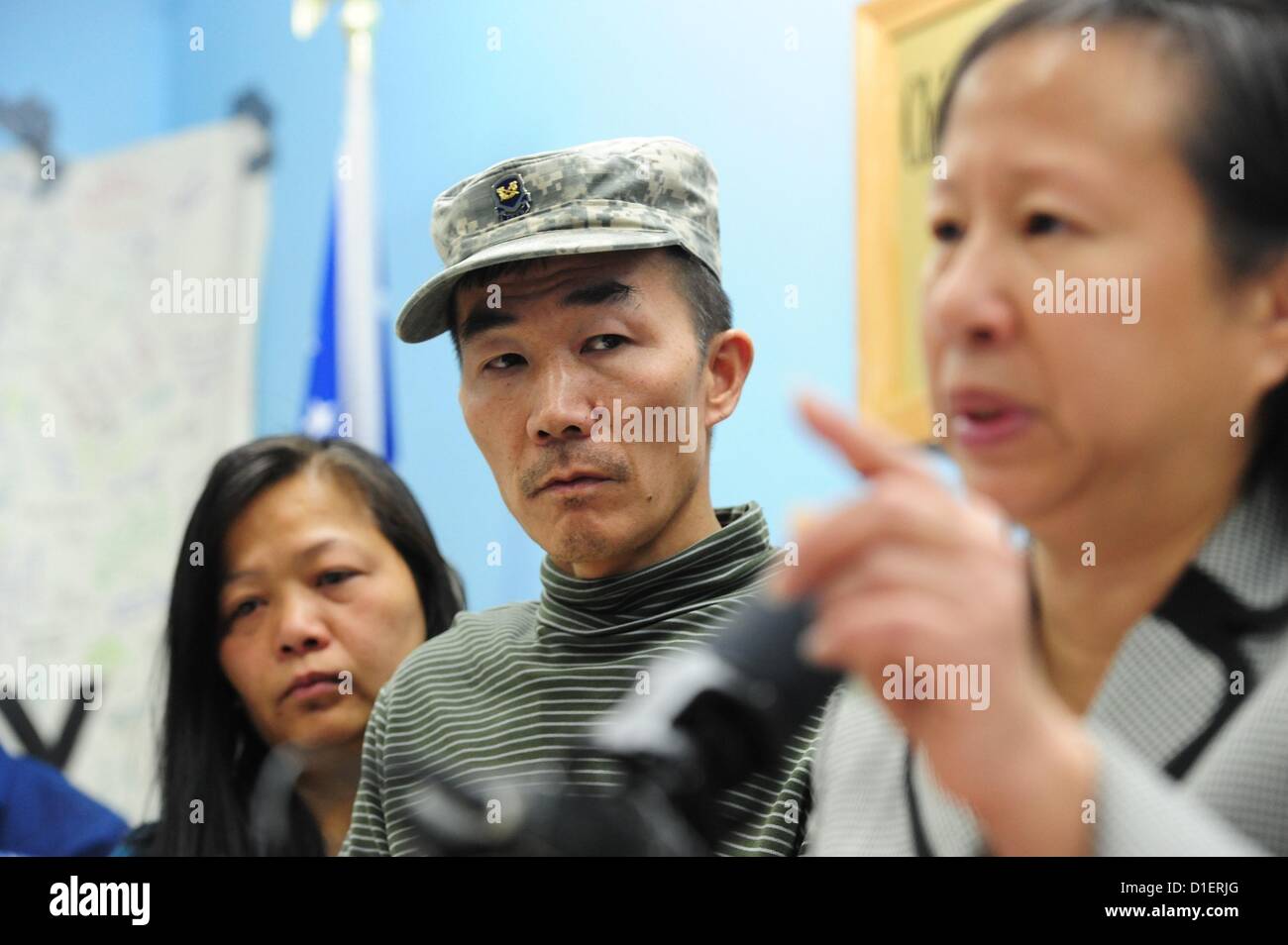 Dec. 18, 2012 - Manhattan, New York, U.S. - Danny's father YAN TAO ...