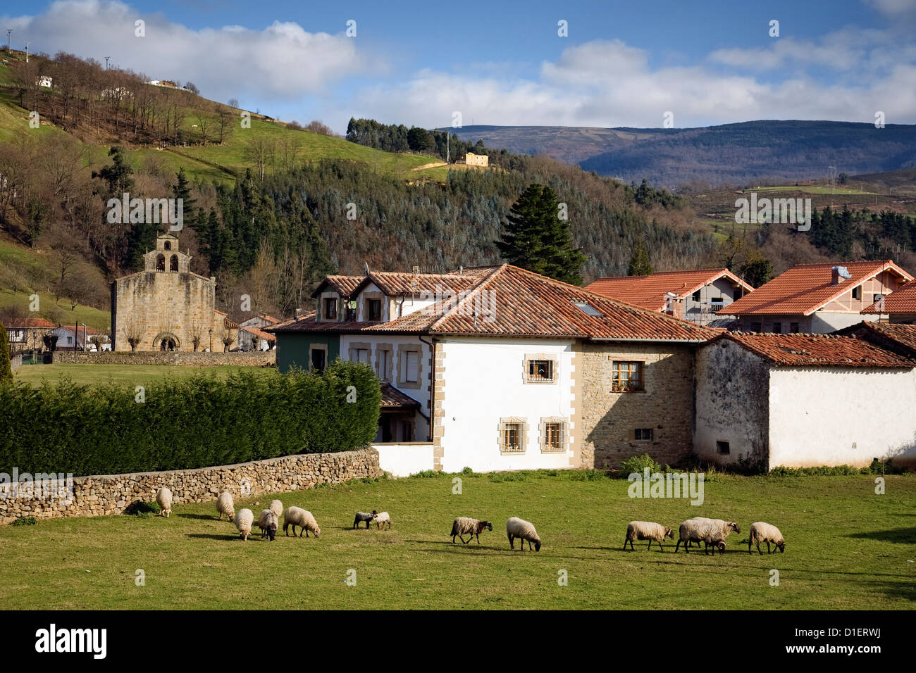 Village of Silio Molledo Cantabria Spain Stock Photo - Alamy
