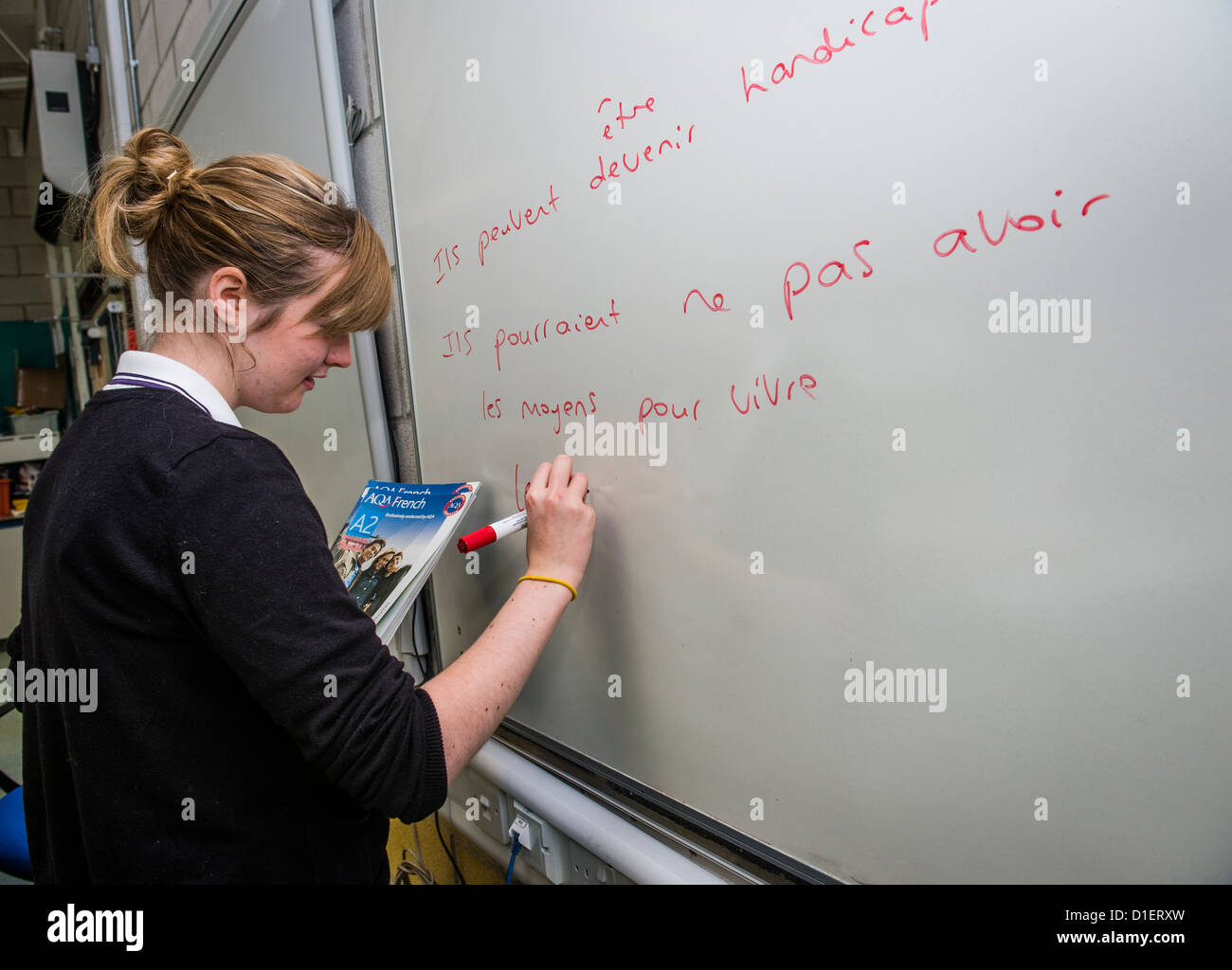 French lesson classroom hi-res stock photography and images - Alamy