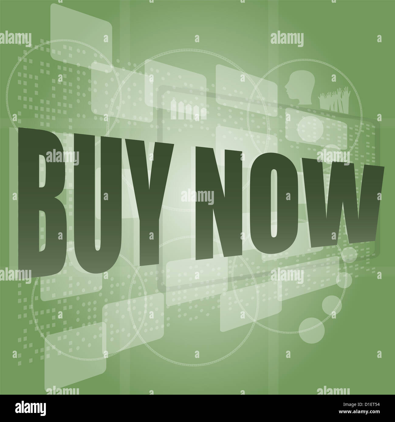 buy now on a digital screen Stock Photo - Alamy