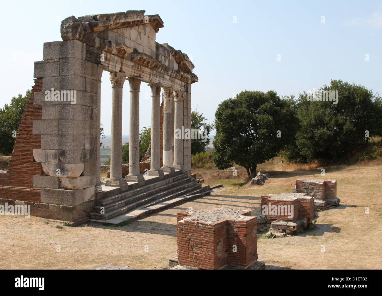 Monument of Agonothetes in Apollonia Stock Photo - Alamy