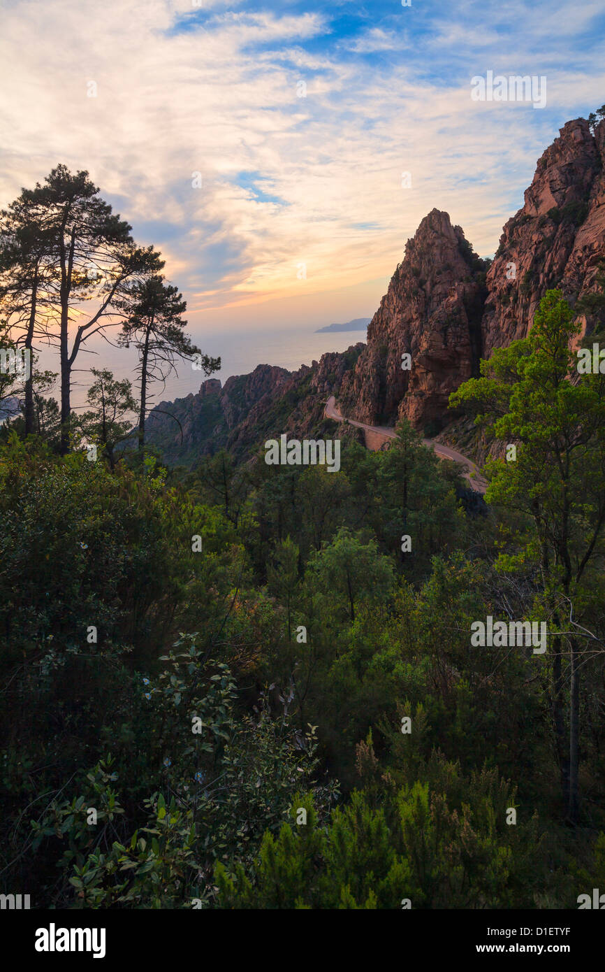 Sunset in the calanche hi-res stock photography and images - Alamy