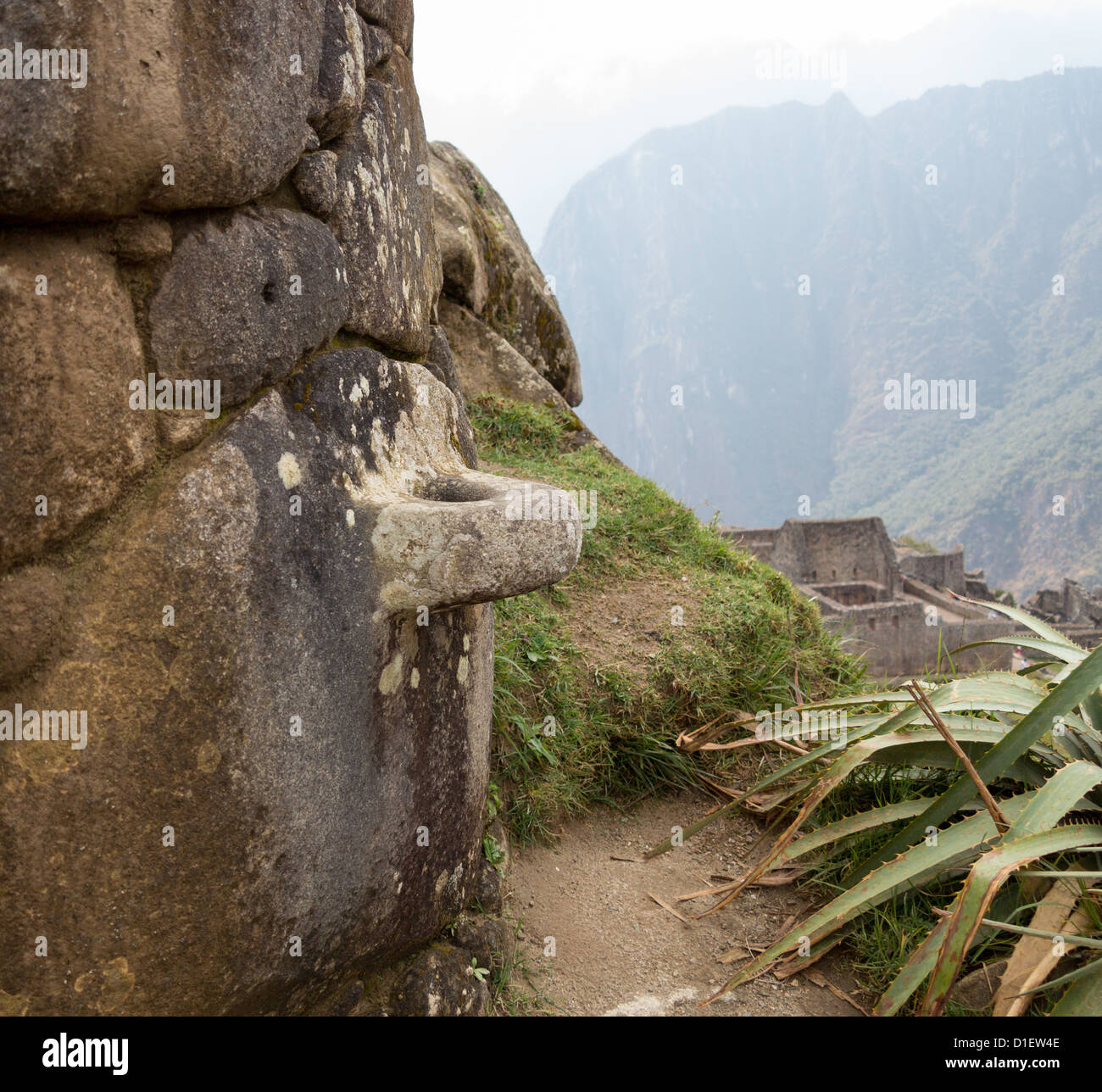 Carved Stone Machu Picchu Peru High Resolution Stock Photography and ...