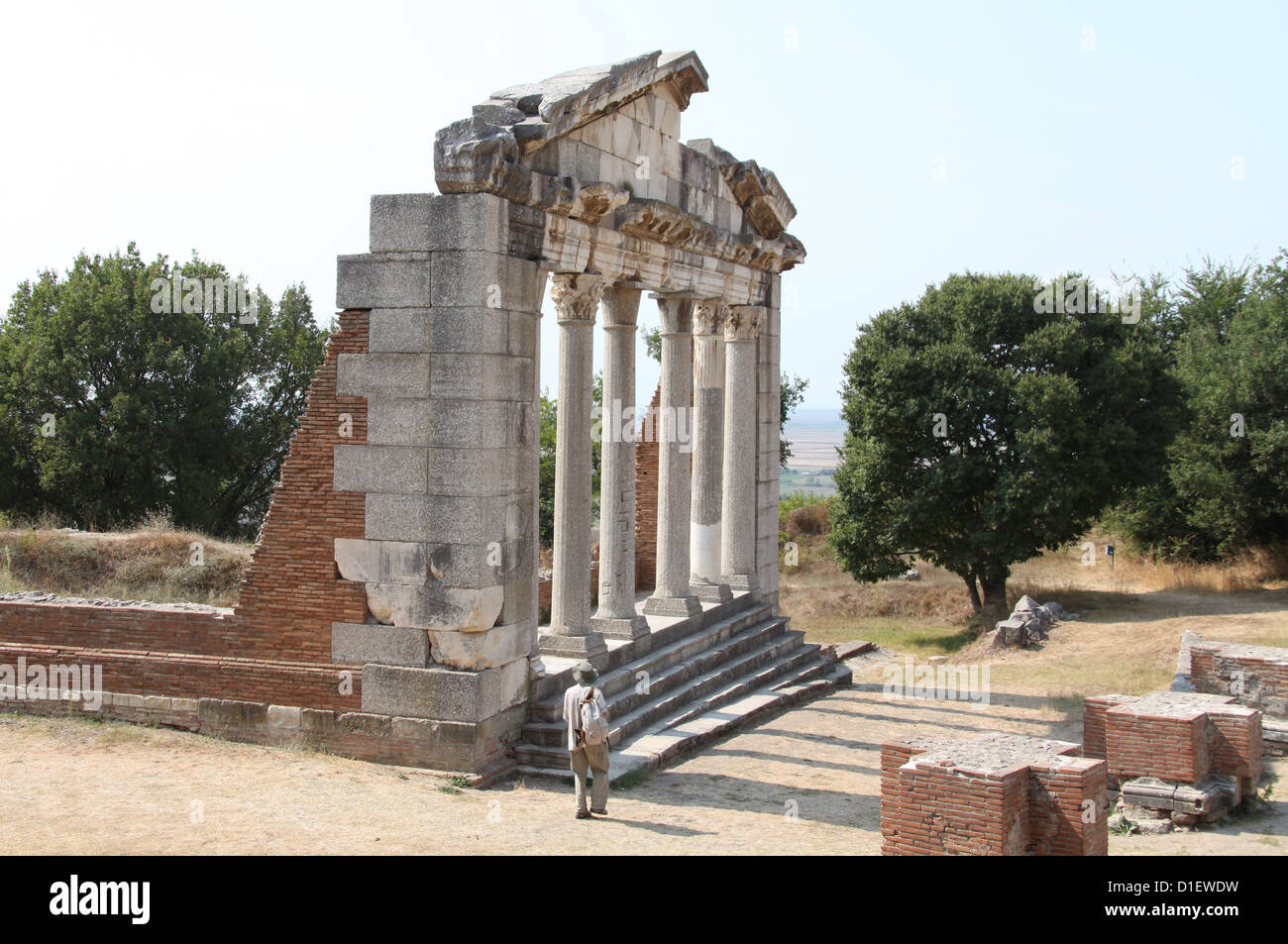 Apollonia albania greek temple ruins hi-res stock photography and ...