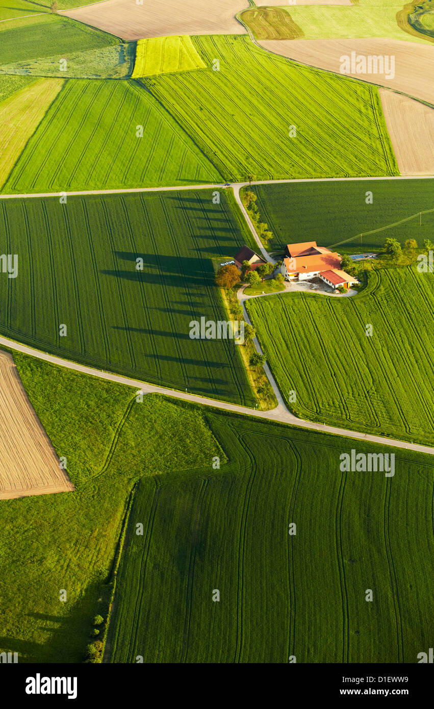Aerial photo of farm and land hi-res stock photography and images - Alamy