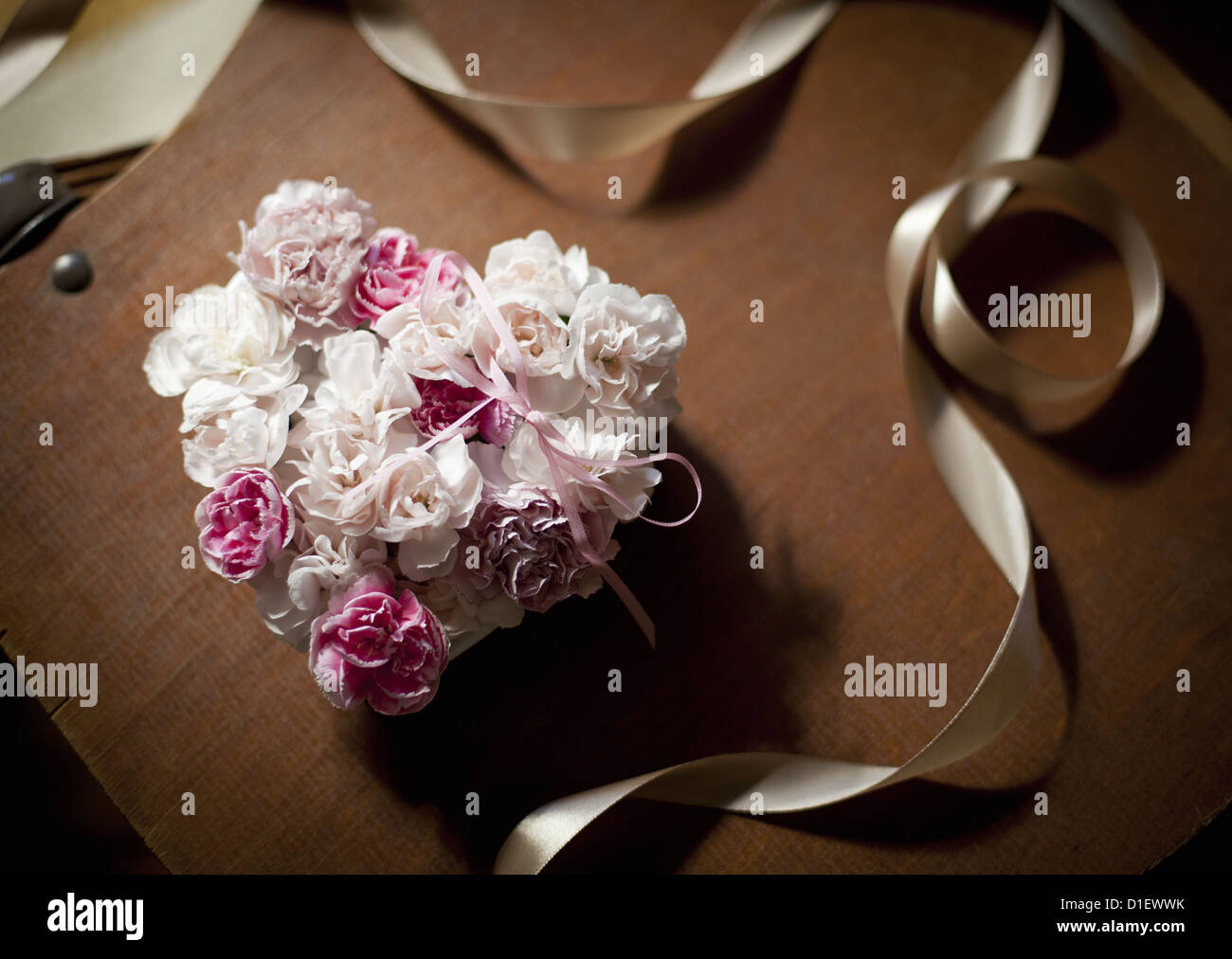 Carnation flower arrangement Stock Photo - Alamy