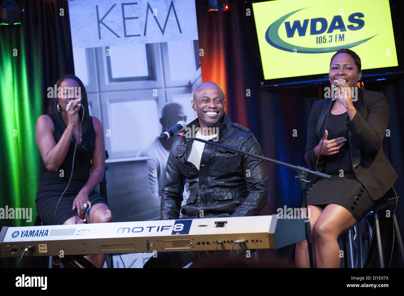 Dec. 18, 2012 - Philadelphia, Pennsylvania, U.S - R&B singer, KEM ...