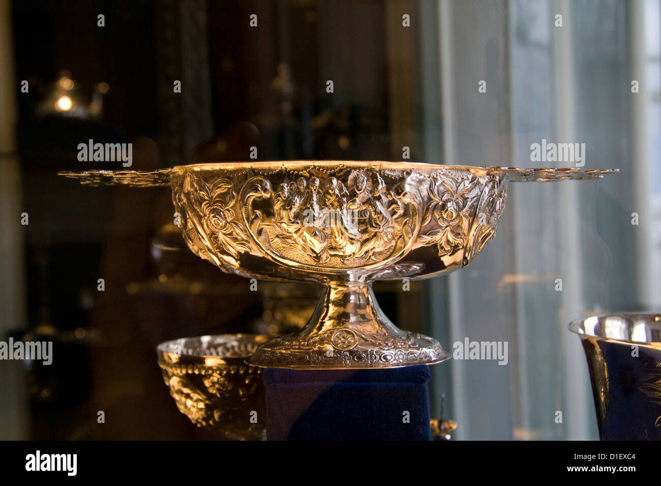 Museum Heerenveen Netherlands shell silver silverware showcase showcase ...