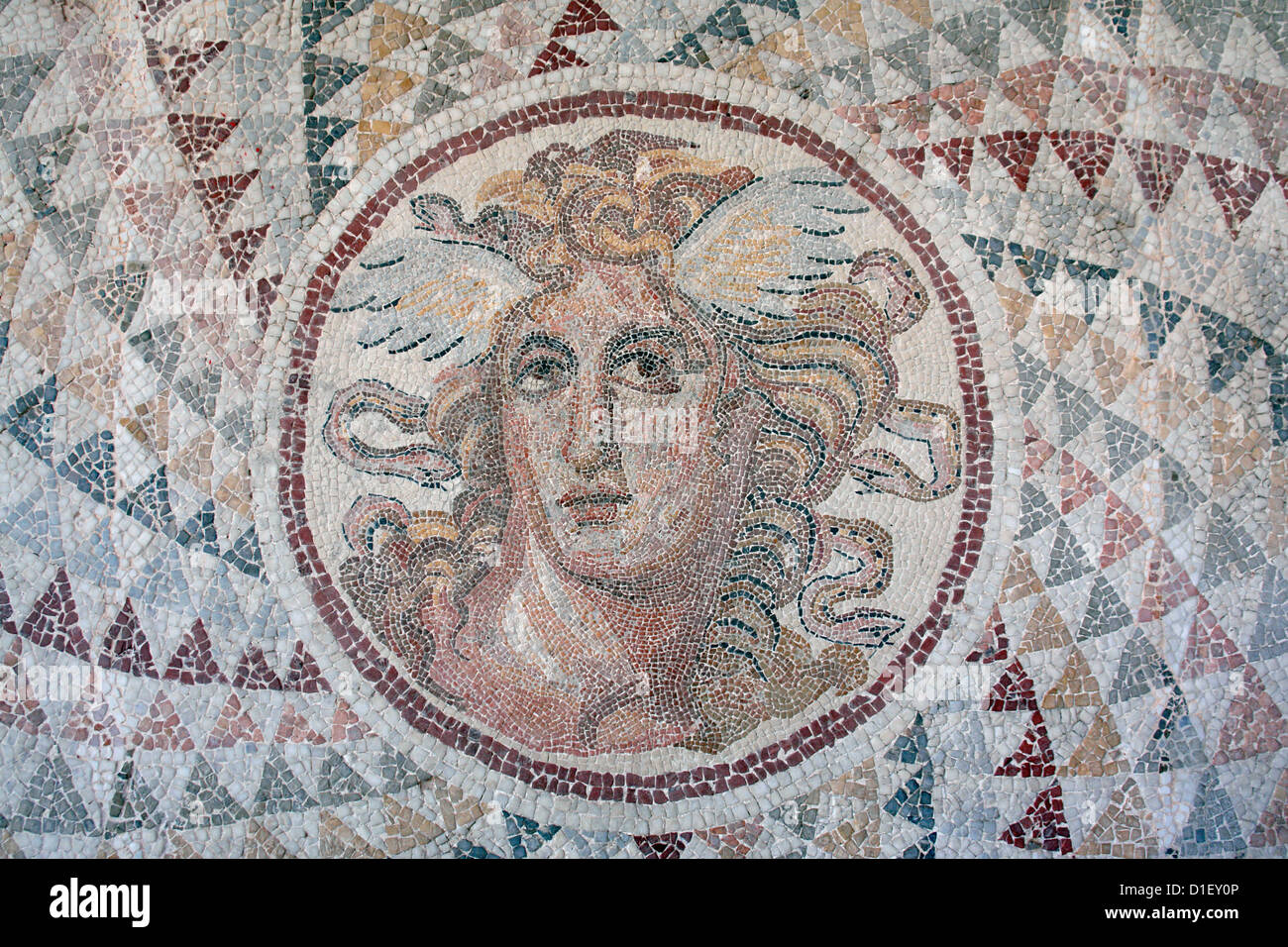 Floor mosaic, Athens, Greece Stock Photo - Alamy