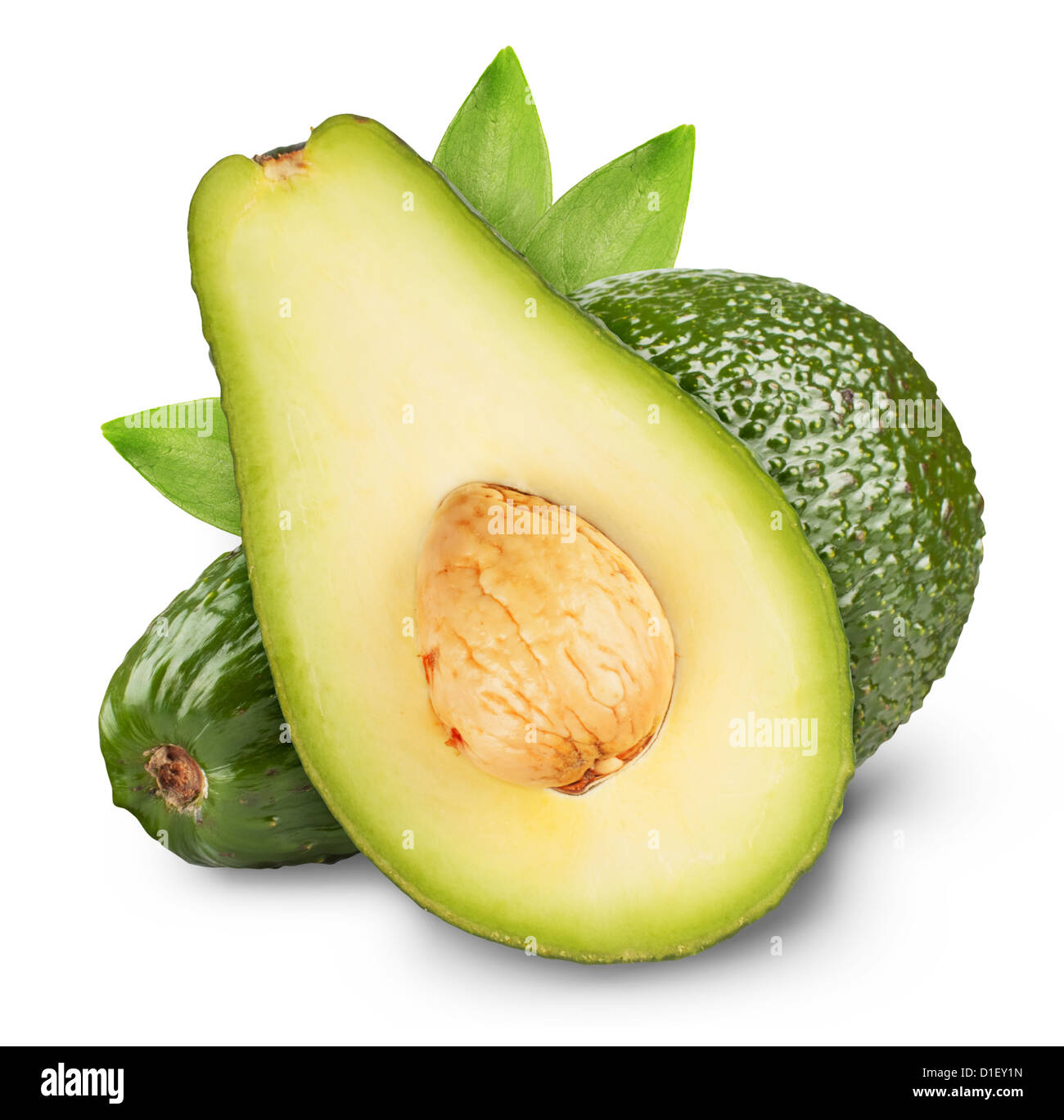 Isolated background avocado hi-res stock photography and images - Alamy