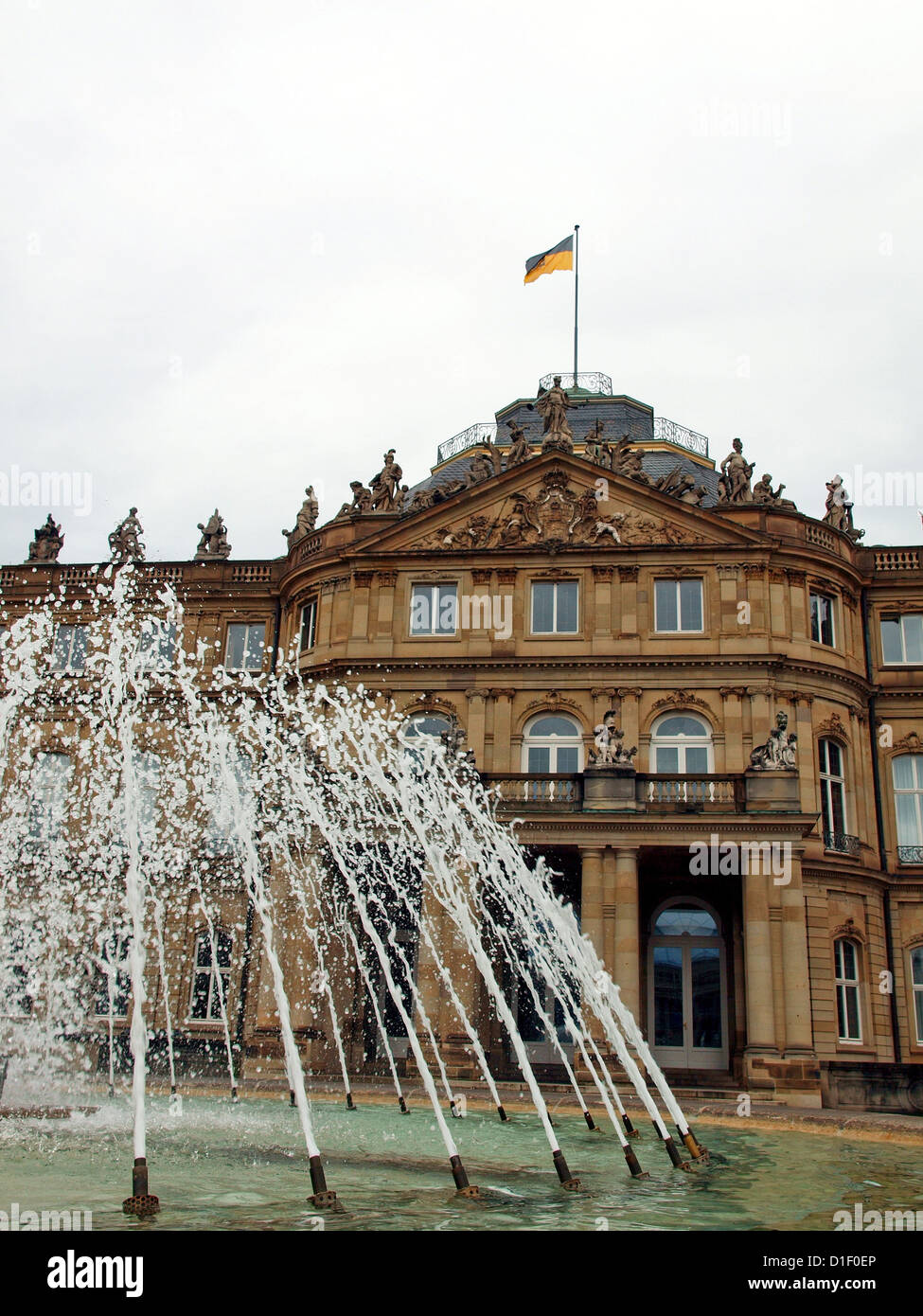 Neues Schloss (New Castle) Stuttgart Germany Stock Photo - Alamy