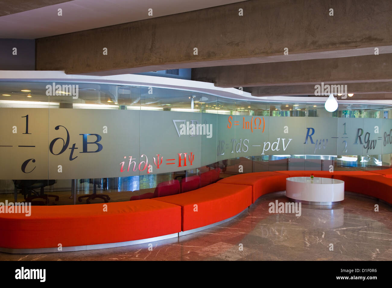 Entry foyer of a scientific research institute Stock Photo - Alamy
