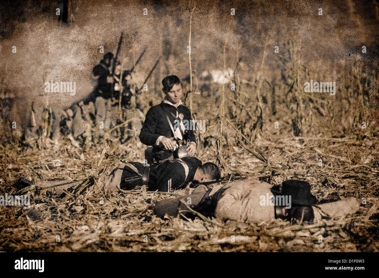 American Civil War Reenactment Stock Photo - Alamy