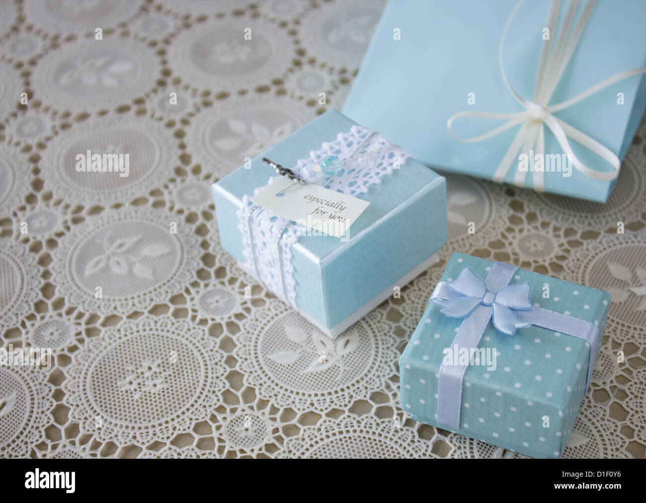 Horizontal card gift boxes hi-res stock photography and images - Alamy