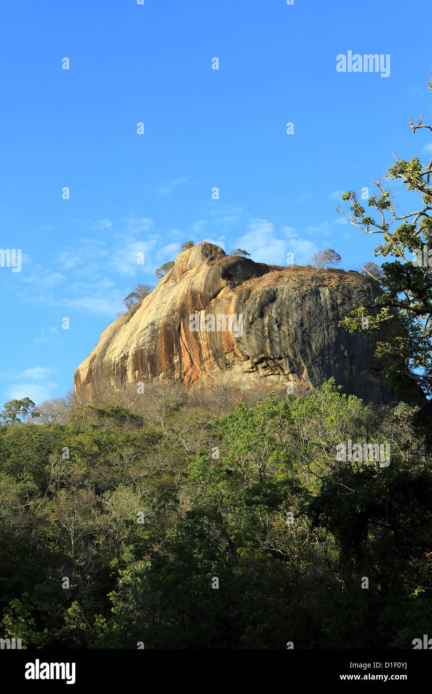 Sigiriya Lion's rock ancient fortress and palace ruin in Sigiriya, Sri ...