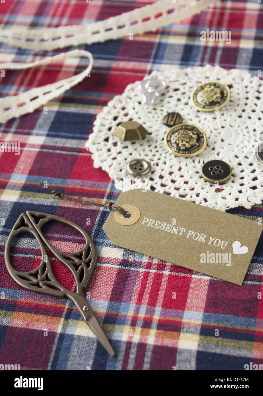Message card and variety goods Stock Photo - Alamy