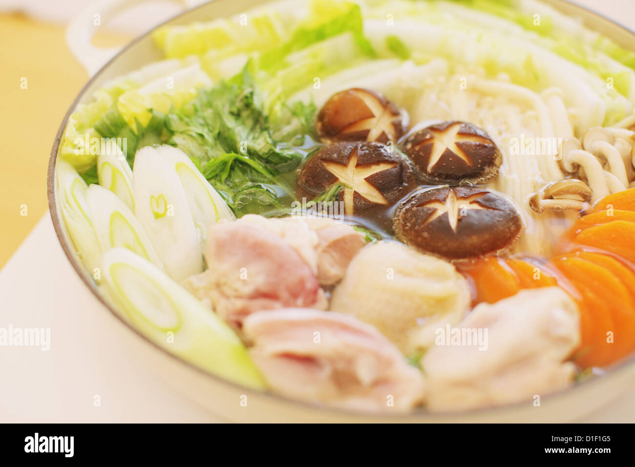Close up of Japanese style stew Stock Photo - Alamy