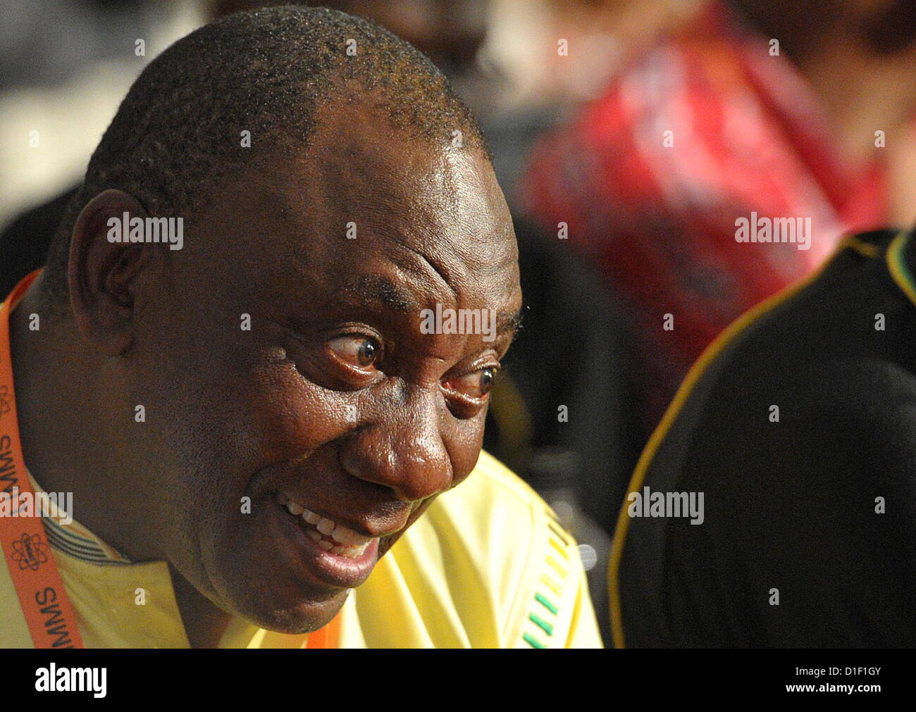 BLOEMFONTEIN, SOUTH AFRICA: Cyril Ramaphosa during the 53rd National ...