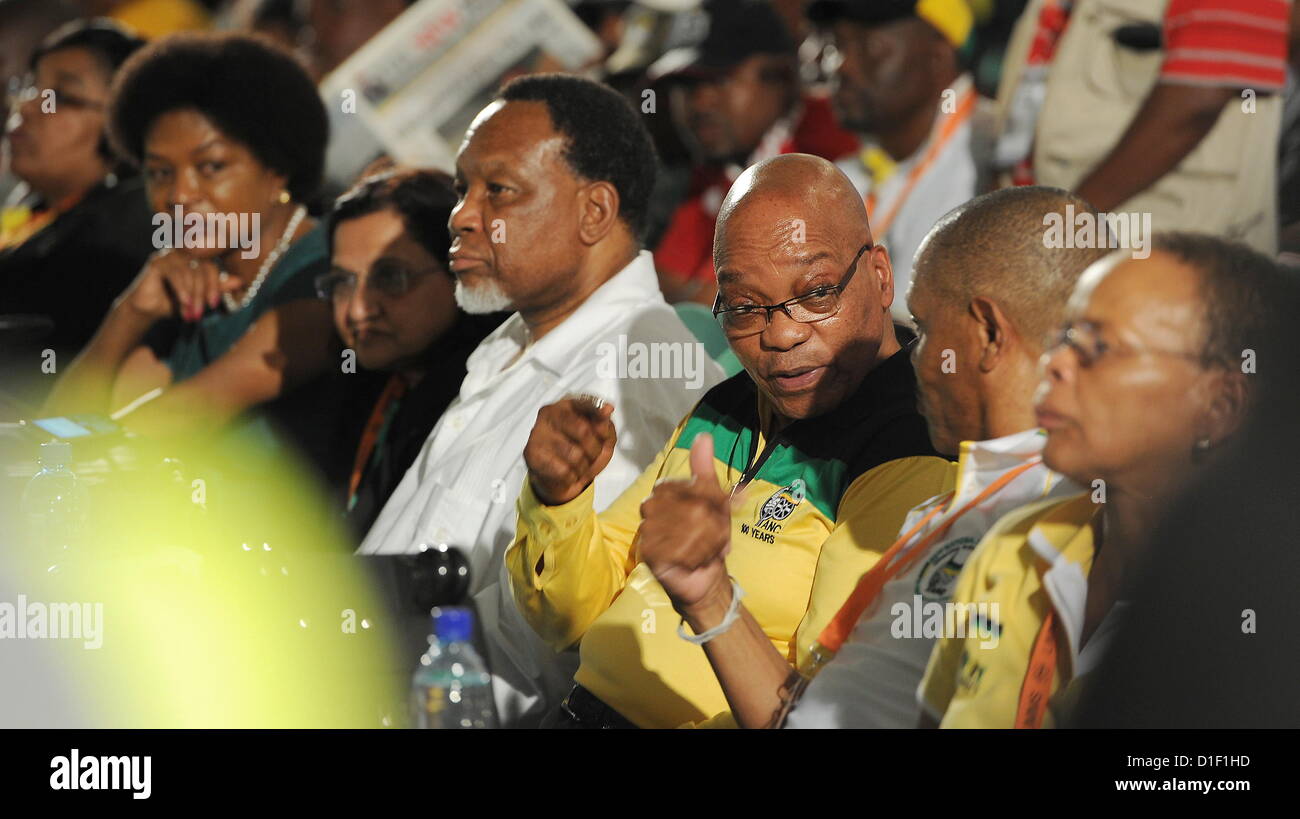 BLOEMFONTEIN, SOUTH AFRICA: Jacob Zuma, Siphiwe Nyanda , Baleka Mbethe ...