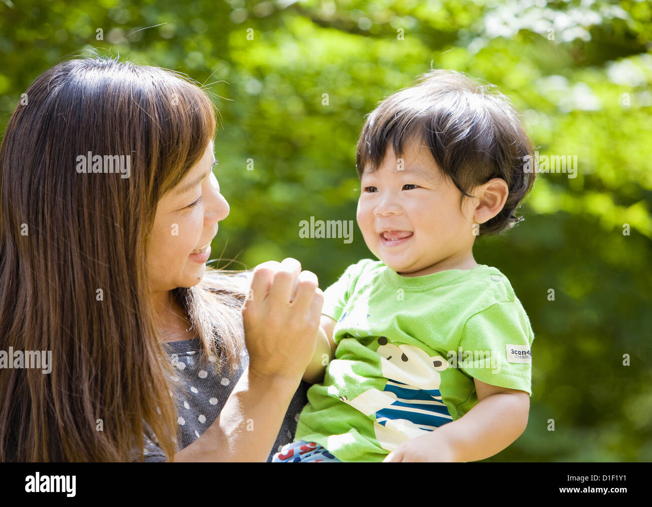 Mother and son Stock Photo - Alamy