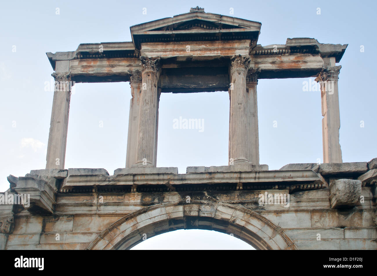 Greece, Athens, Hadrian's Triumphal Arch Stock Photo - Alamy