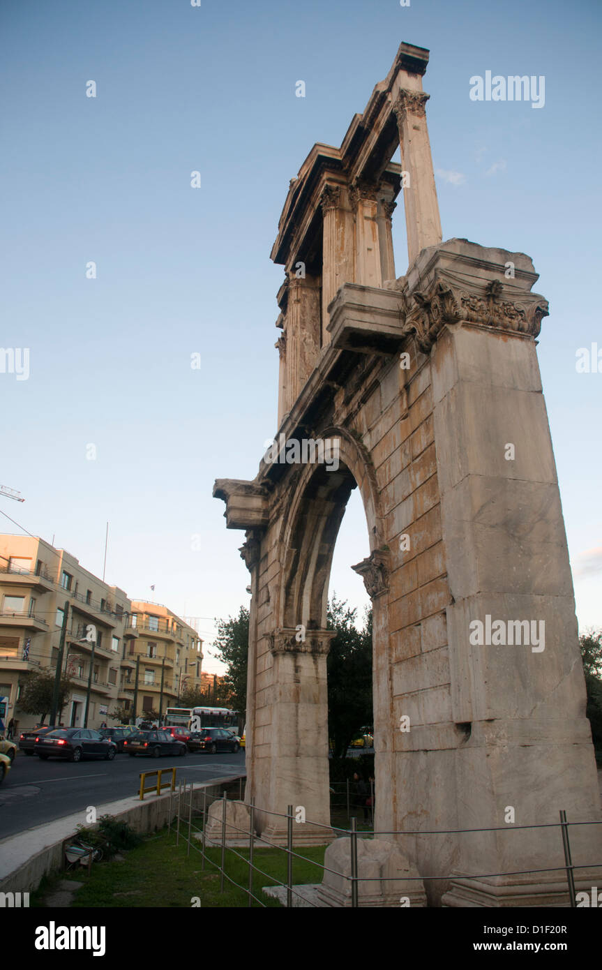 Hadrians triumphal arch hi-res stock photography and images - Alamy