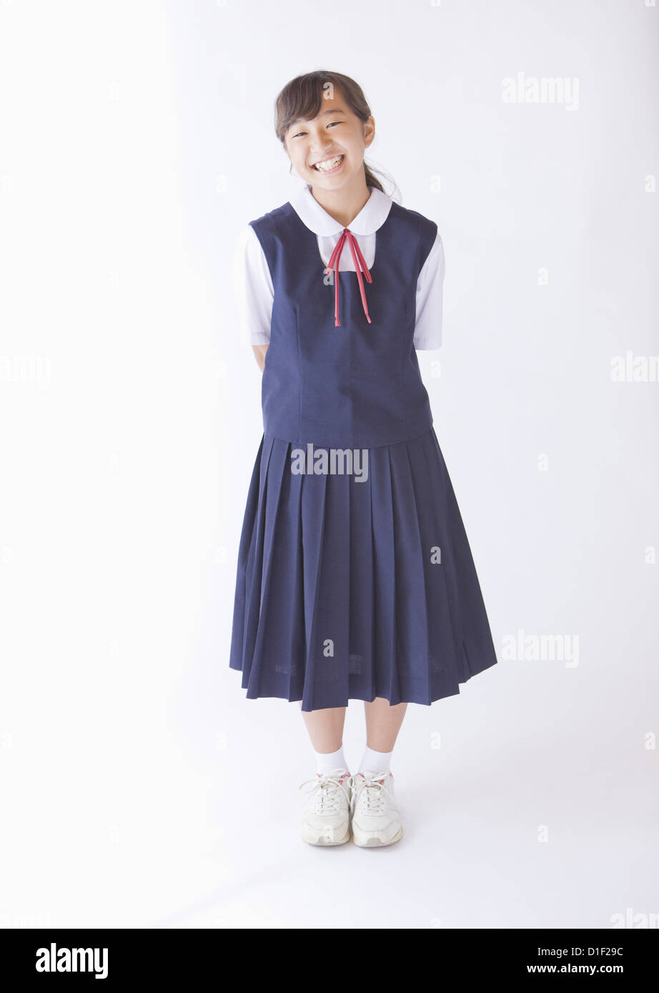 Junior high girl Stock Photo - Alamy
