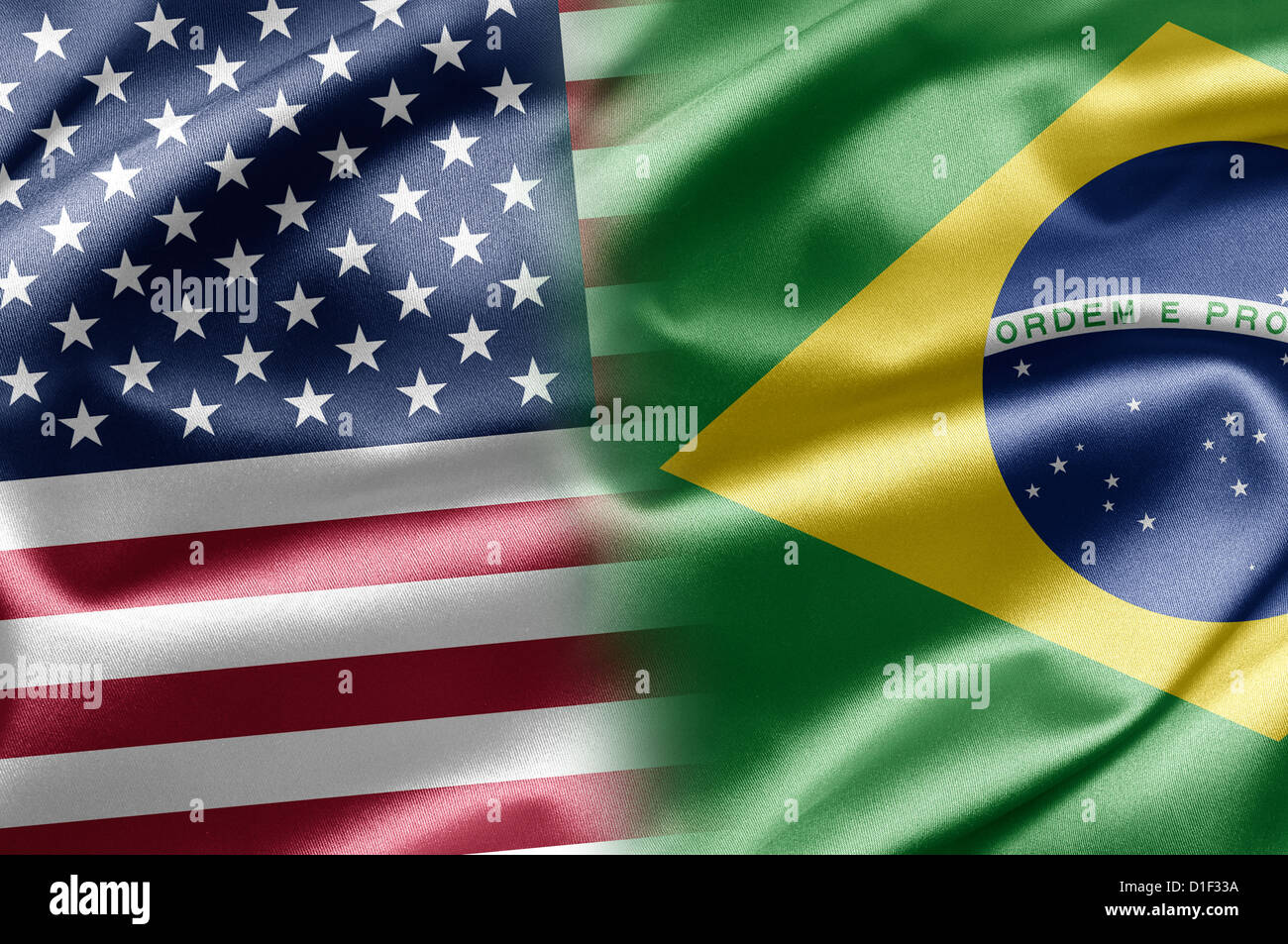 USA and Brazil Stock Photo - Alamy