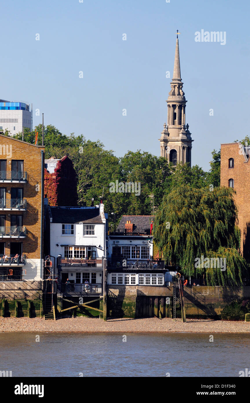 The Prospect of Whitby Pub, Wapping, East London, England Stock Photo ...