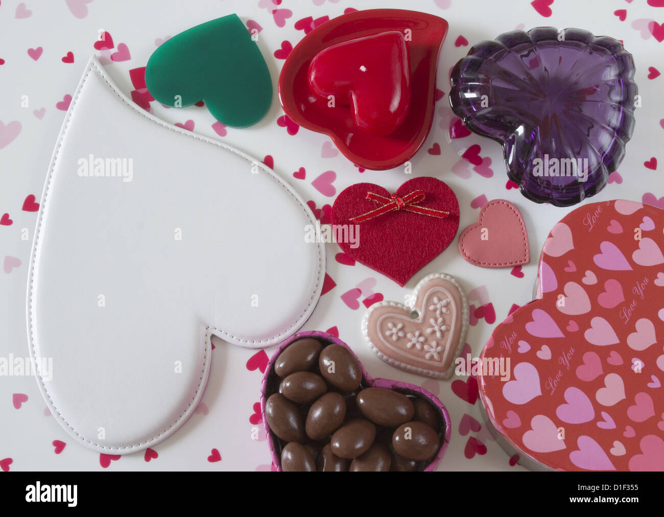 Many types of hearts Stock Photo - Alamy