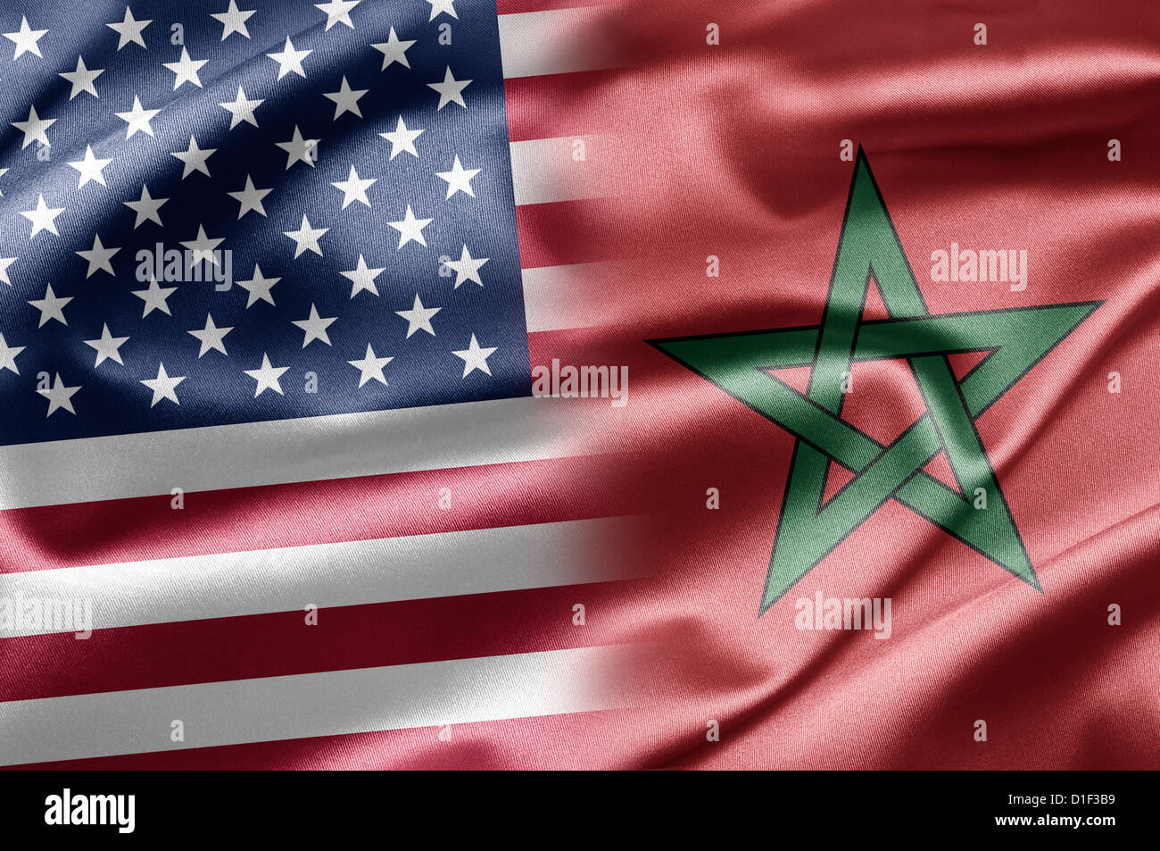 USA and Morocco Stock Photo - Alamy