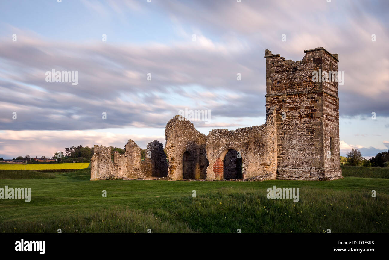 Ruined Medieval Church Stock Photo - Alamy