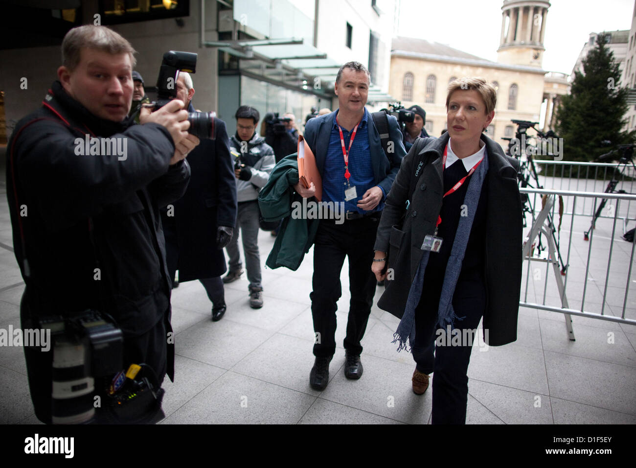 London, UK. 19th December 2012. BBC Nick Pollard Report, Broadcasting ...