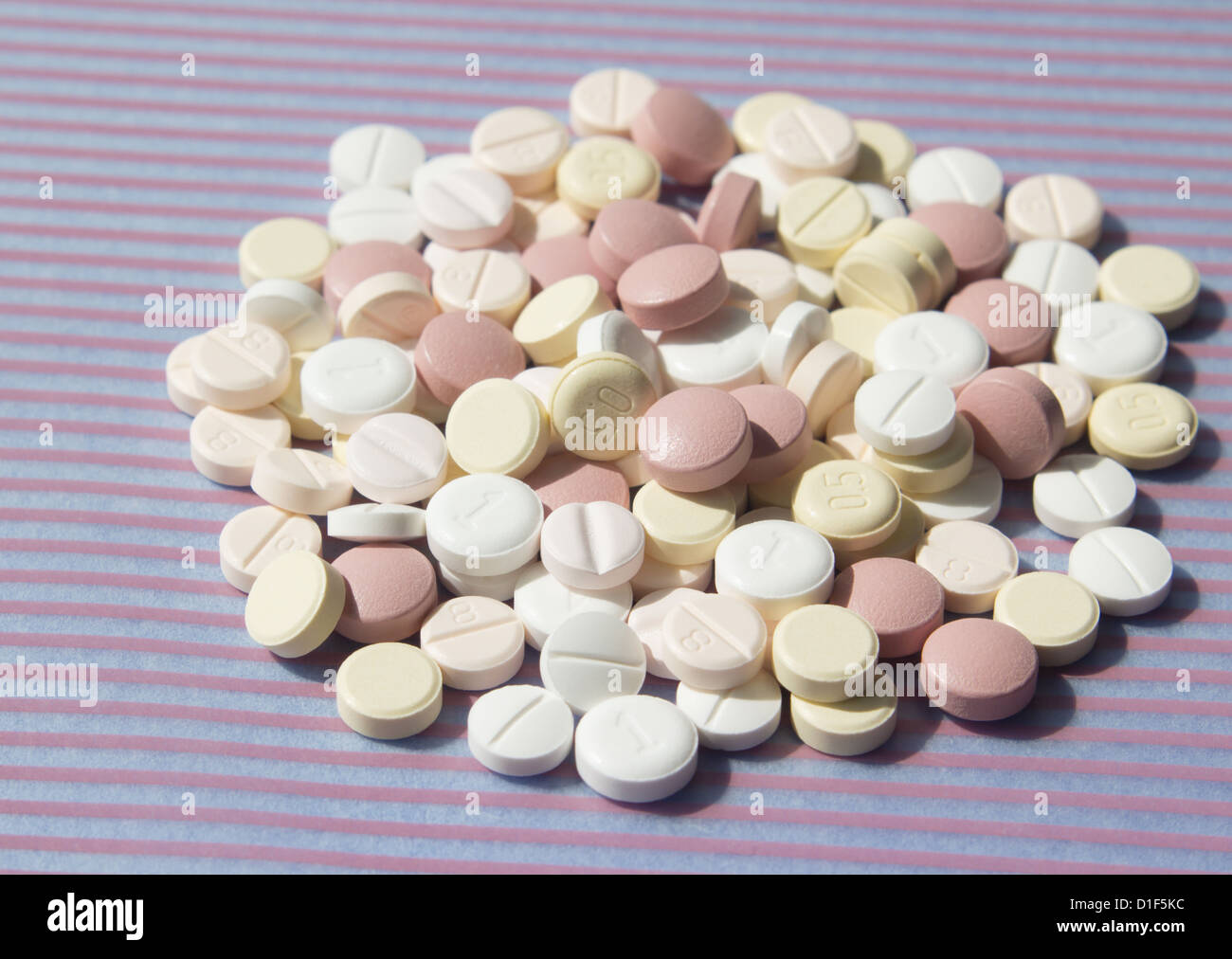Striped pills hi-res stock photography and images - Alamy