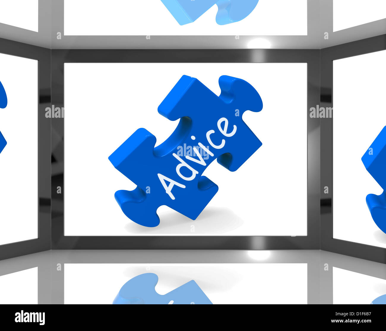 Advice On Screen Showing Advisory TV Shows Or Recommendations Stock ...