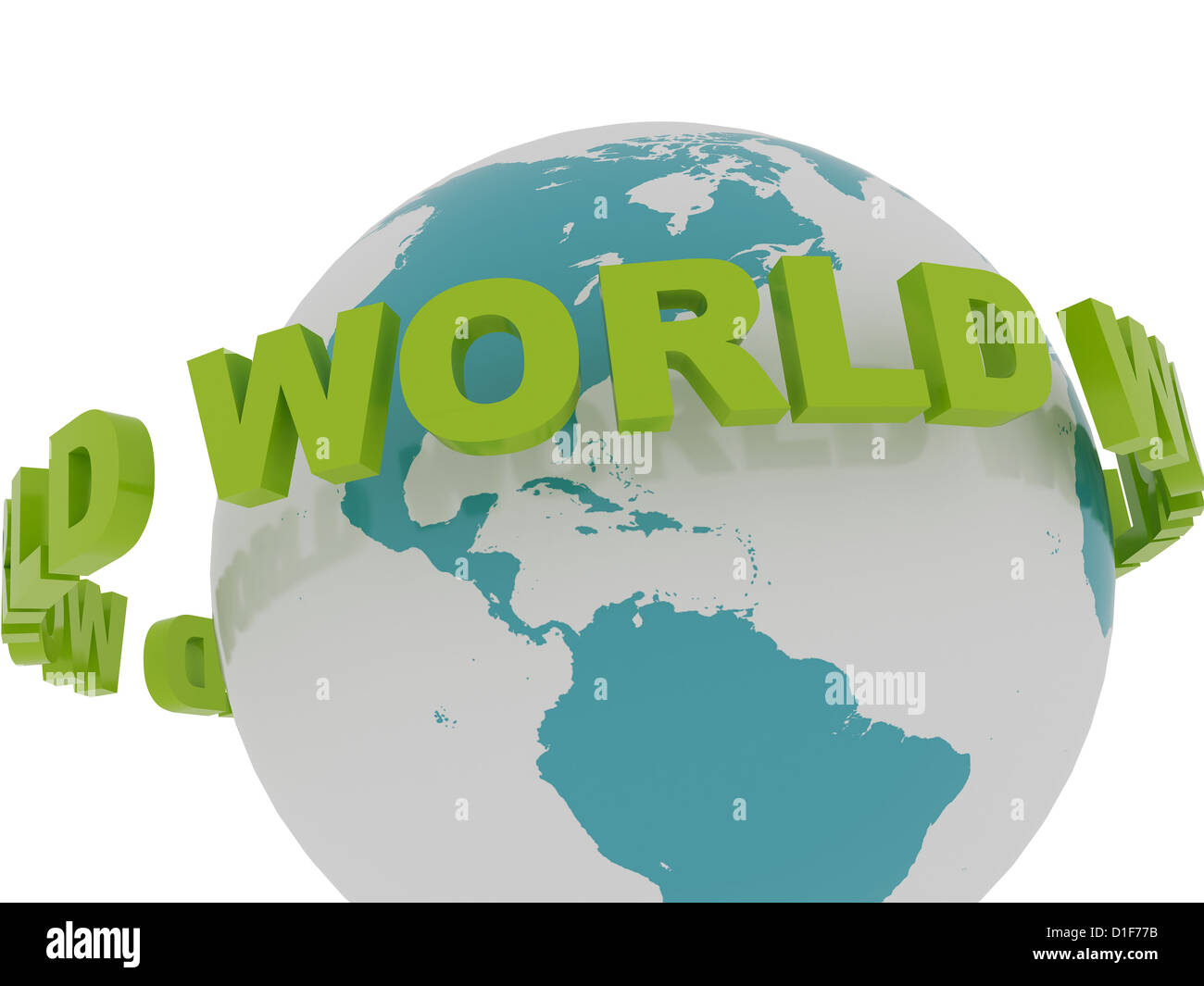 "WORLD WORLD WORLD" Spinning Around the Earth Stock Photo - Alamy