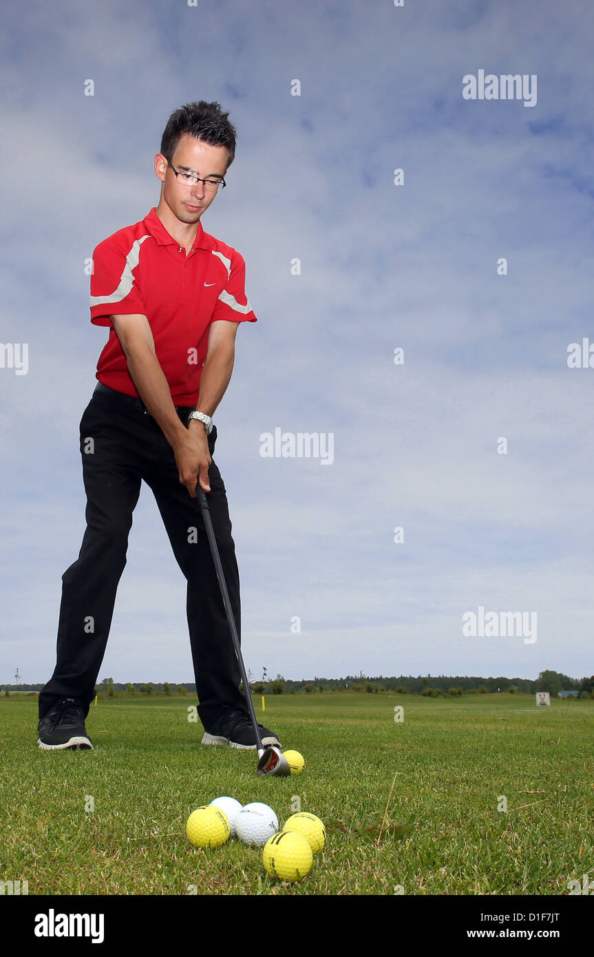 Golf coach david lang tees hi-res stock photography and images - Alamy
