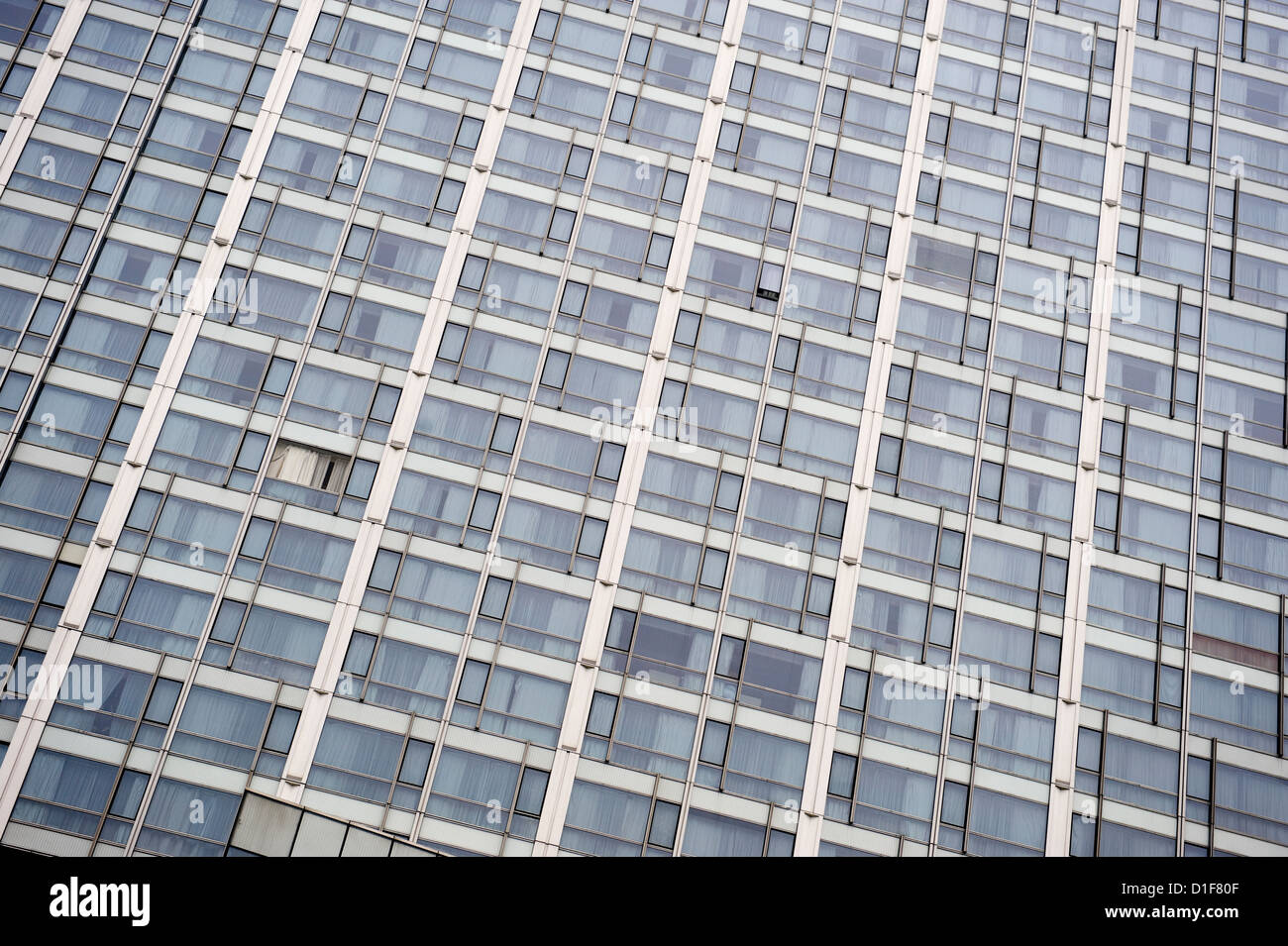 Glass windows on building in China Stock Photo - Alamy