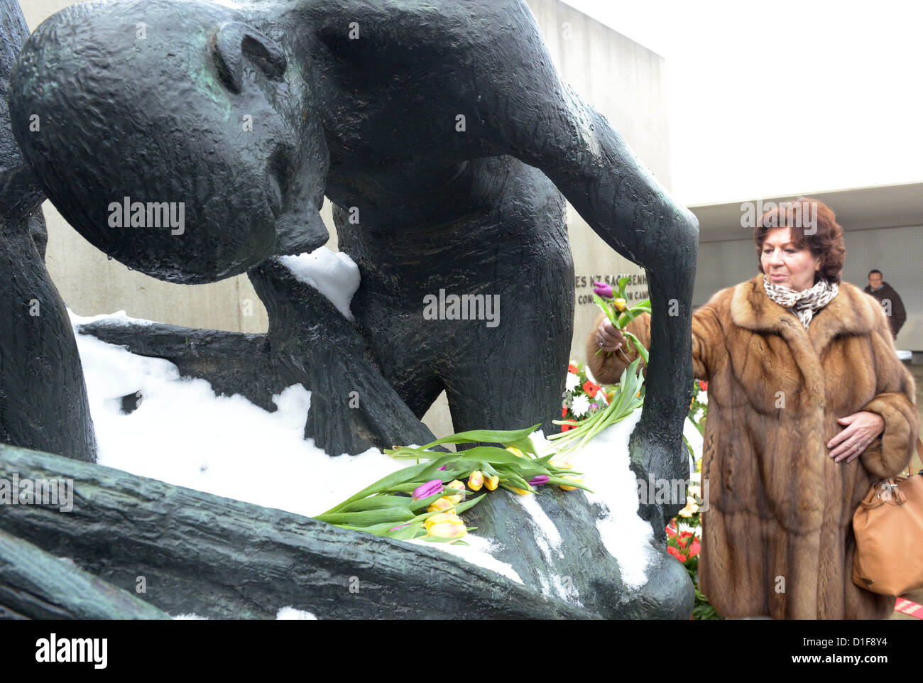 Family members and survivors of the genocide against the Sinti and Roma ...