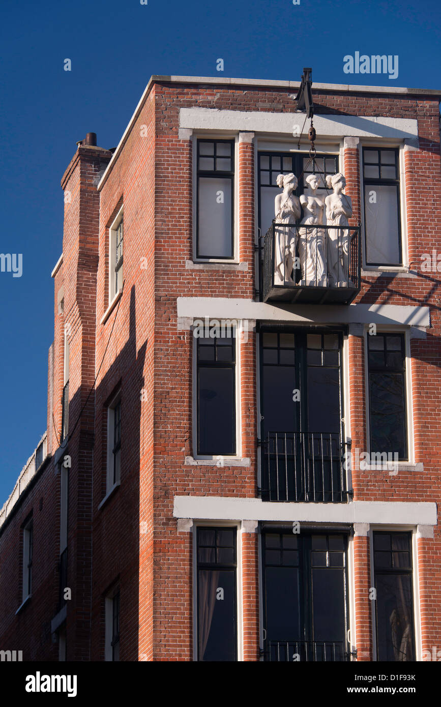 Classic high rise building in Amsterdam, Netherlands Stock Photo - Alamy