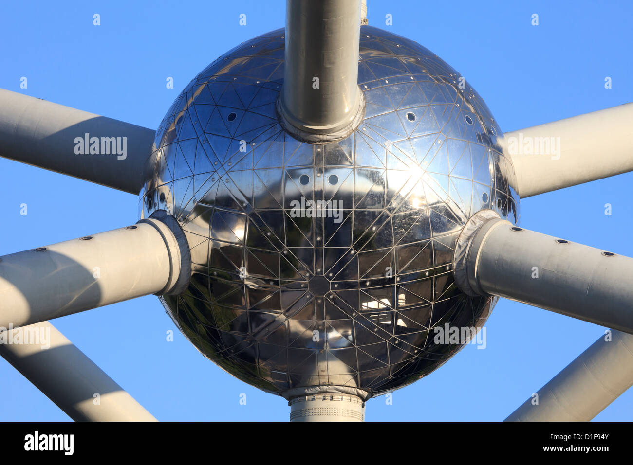 One of the spheres of the Atomium in Brussels, Belgium Stock Photo - Alamy