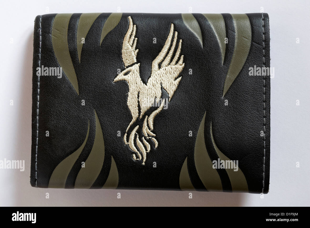 Detail on Lostprophets wallet isolated on white background - rock band ...