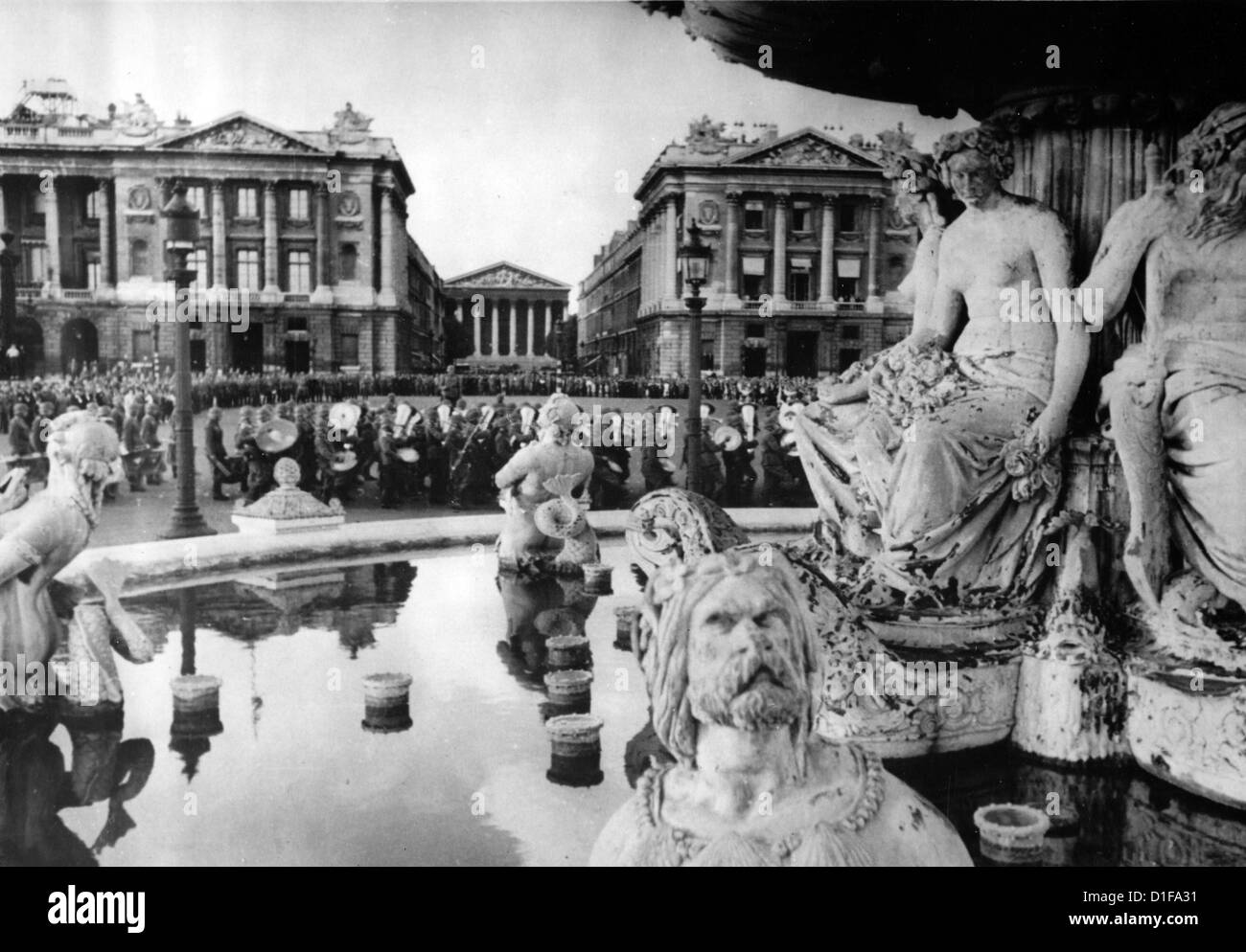 Crowd in paris during Black and White Stock Photos & Images - Alamy