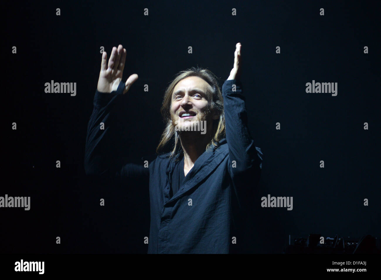 French house music producer and disc jockey David Guetta performs on ...