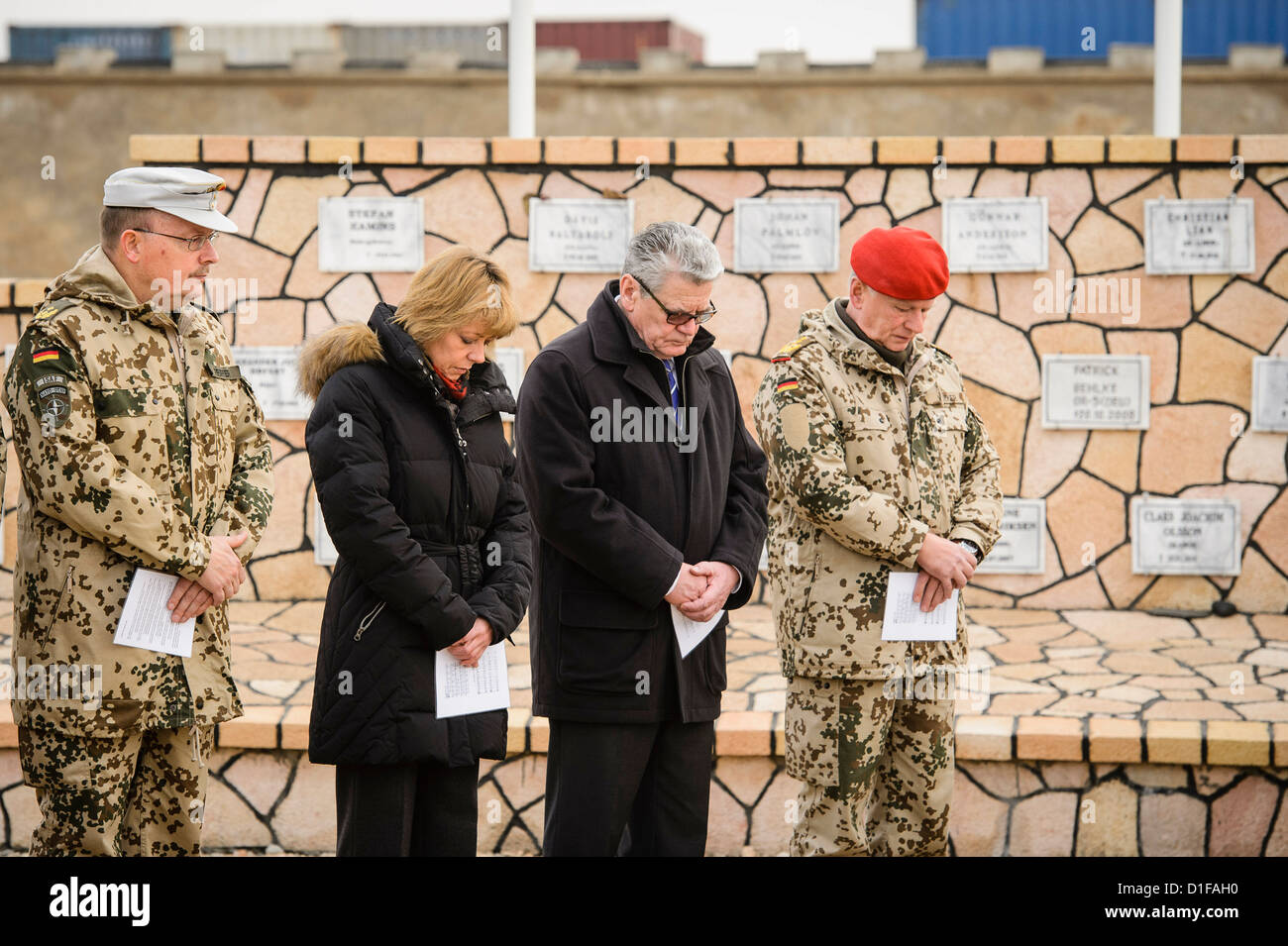 HANDOUT - A handout picture dated 19 December 2012 shows German Major ...