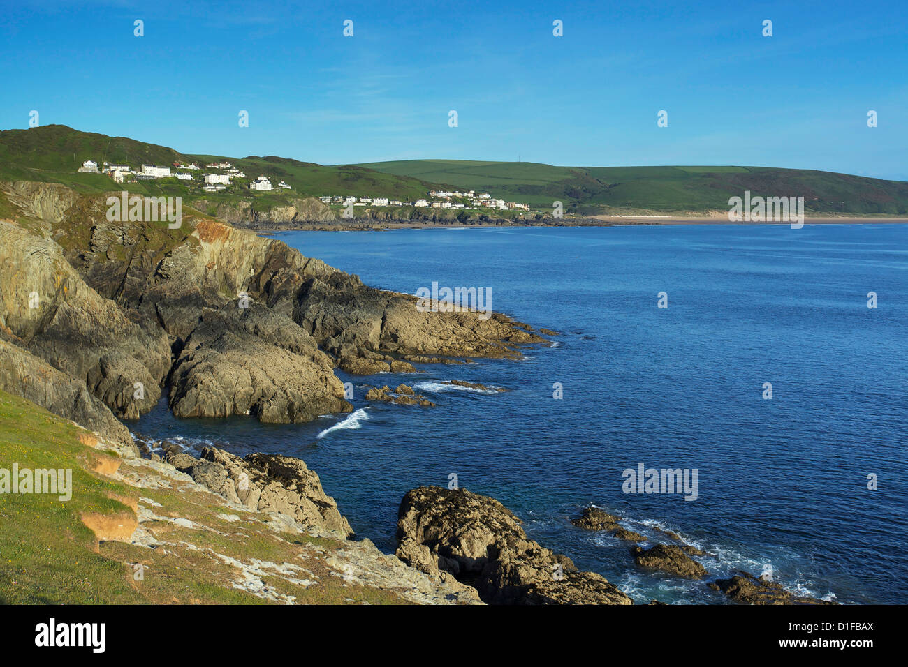 Woolacombe devon hi-res stock photography and images - Alamy