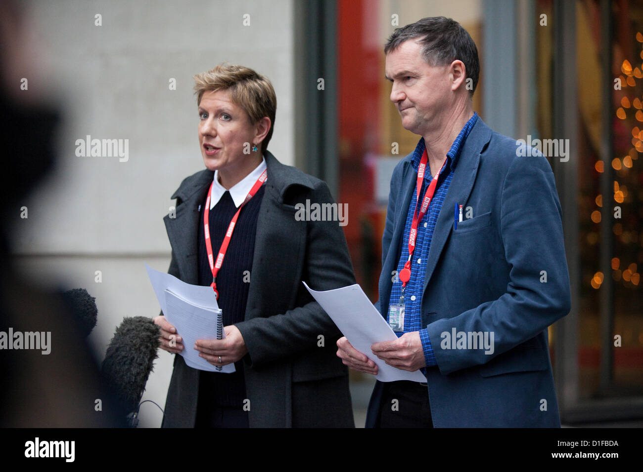 BBC Nick Pollard Report, Broadcasting House, London, UK.19.12.2012 Liz ...