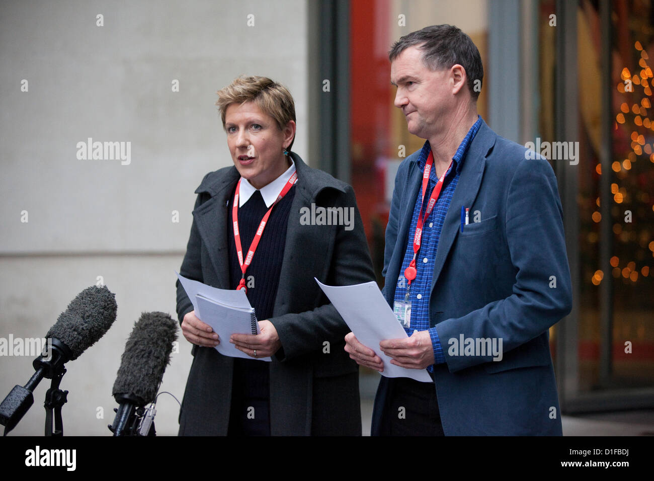 BBC Nick Pollard Report, Broadcasting House, London, UK.19.12.2012 Liz ...
