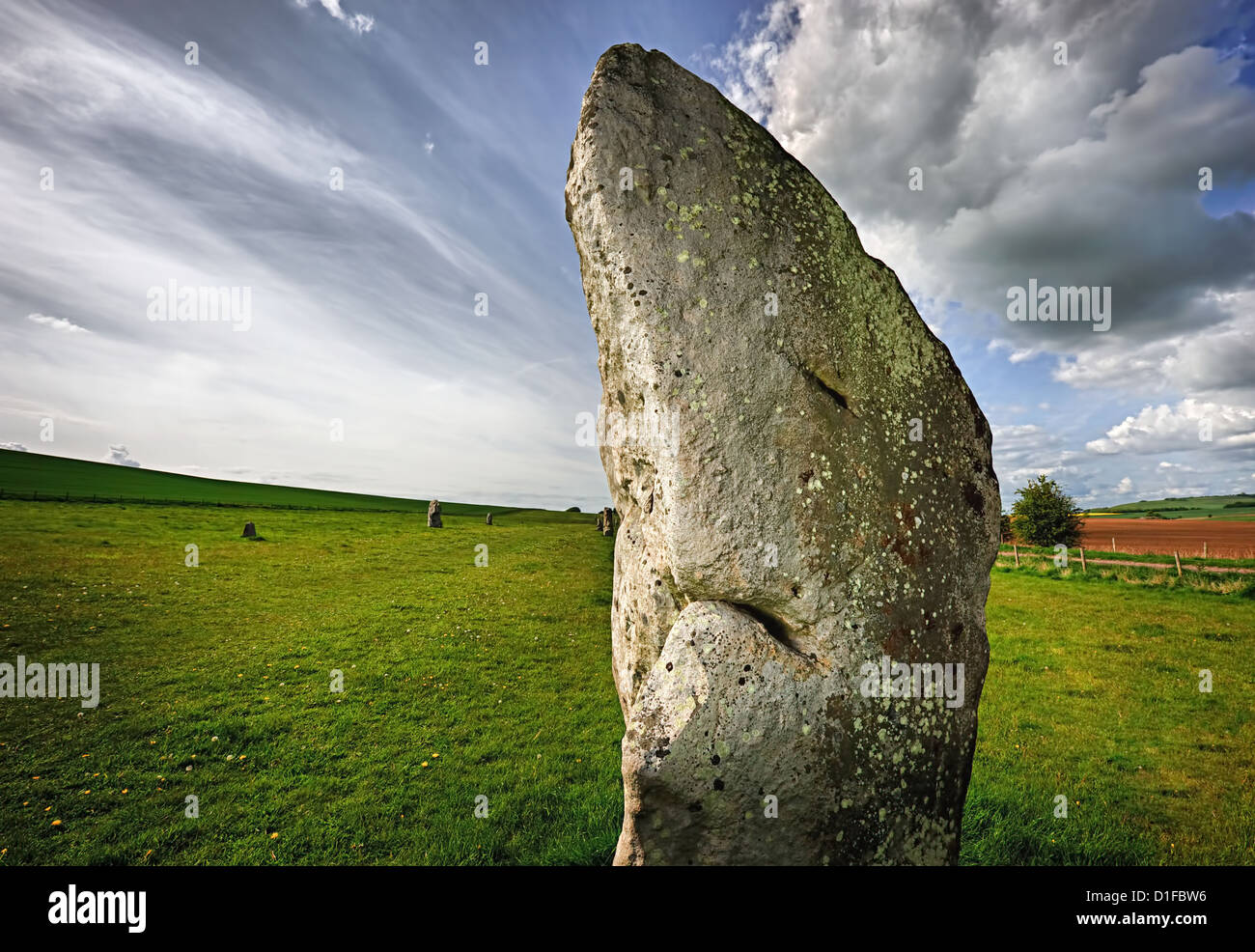 Avebury is a Neolithic henge monument containing three stone circles ...