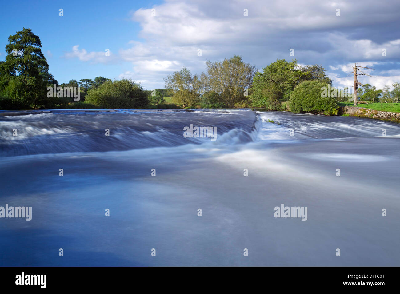 River Exe near Brampford Speke, Devon, England, United Kingdom, Europe ...